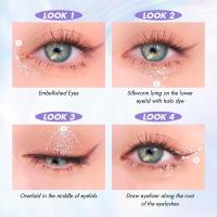 China 1.8g Duochrome Liquid Eyeshadow Gel Shimmer Eyeshadow 6 Colors Optional for sale
