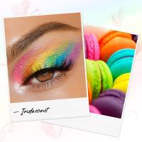 China Colorful Vegan Duochrome Eyeshadow Palette Powder 16.2g Lightweight for sale