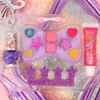 China OEM ODM Childrens Washable Make Up Set With Cute Butterfly Backpack for sale