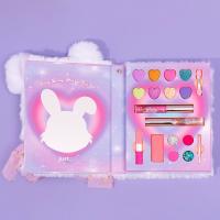 China Customization Make Up Play Set Furry Bunny Cute Makeup Gift Sets For Kids for sale