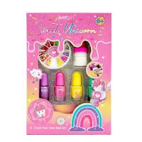China Customizable Sleek DIY Nail Art Kit Kids Nail Set Peel Off Non Toxic for sale