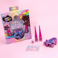 China Delicate Easy To Use DIY Nail Art Kit For Pretend Play With GID Nail Polish for sale