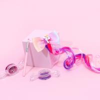 China Creative  Kids Hair Beauty Set Simple Fun Pretend Play Kids Cosmetic Toy for sale