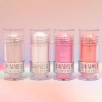 China Gorgeous 6g Glitter Makeup Highlighter Vegan Contour Stick Cream Blusher for sale
