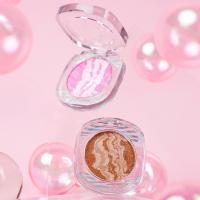 China Diamond Glowing Glitter Makeup Highlighter Single Pressed Glitter Eyeshadow Palette for sale