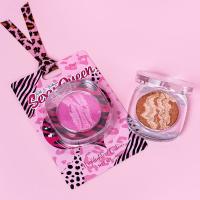 China Diamond Glowing Glitter Makeup Highlighter Single Pressed Glitter Eyeshadow Palette for sale