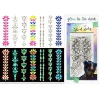China Delicate Self Adhesive Rhinestone Stickers Face Bling Stickers Skin Friendly for sale