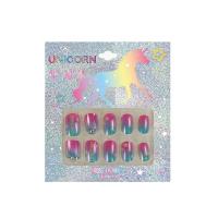 China 10 Pieces Short Children Press On Fake Nails For Girls Customizable for sale