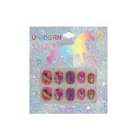 China 10 Pieces Short Children Press On Fake Nails For Girls Customizable for sale