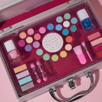 China Everyday Play Recommended Kids Makeup Kit with Colorful Eyeshadow and Lipstick Included for sale