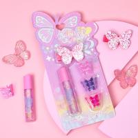 China Charming Makeup Essentials Set For Kids Cute Pretend Play Cosmetic Kit for sale