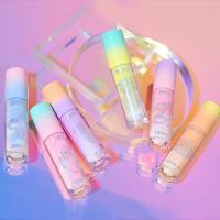 China Vibrant Essence Shimmering Lip Gloss Colorful Cute Kids Lip Care Product for sale