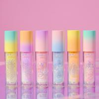China Vibrant Essence Shimmering Lip Gloss Colorful Cute Kids Lip Care Product for sale