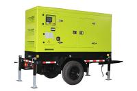 China 375kva Trailer Diesel Generator With Fawde Engine CA6DM3J-48D 50hz 1500rpm 300kw for sale