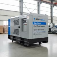 China Bobig Doosan Silent Diesel Generator 150KVA 165KVA 169KVA 186KVA Model Power Supply for Industrial Commercial with Prime Standby Power Options for sale