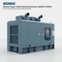 China Bobig Doosan Silent Diesel Generator Super Silent diesel Generator 220kw 275kva Power Portable Generator 200kva 220kva Generators Set Genset Generador for sale