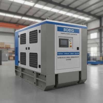 China Bobig 150kva 200kva 300kva 500kva 625kva Super Silent Diesel Generator Set UK for Parkins Power Generator 3 Phase for sale