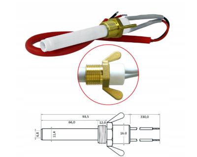 China Ceramic Igniter For Pellet Stove 180-220W M16/1,5 11.5mm Biomass 230V Spare for sale