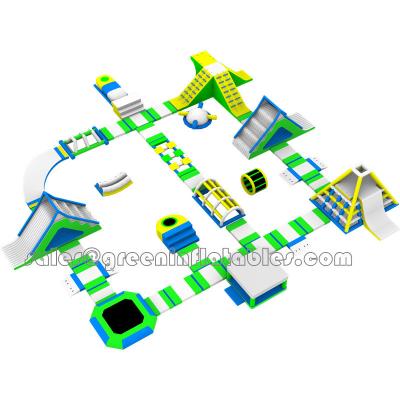 China Commercial Pvc large Inflatable Equipment Swim Ring Adult Outdoor Inflatable Pool Water Park for sale