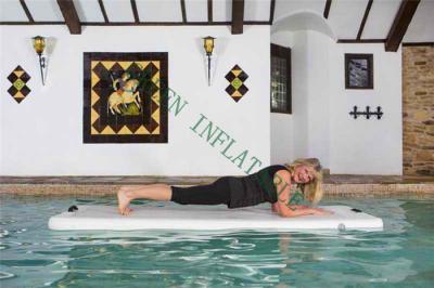 China Grey Top Portable Aqua Yoga Mat On Water 220x85x15cm Eco Friendly for sale