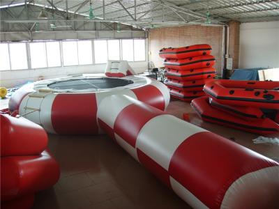 China Eco Friendly Inflatable Water Trampoline , Inflatable Outdoor Games For Beach for sale