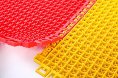 China Multifunction Interlocking Playground Mats , Multicolor Portable Modular Flooring for sale