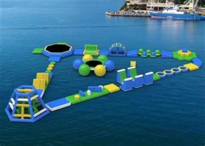 China Anti - UV Giant Inflatable Water Park for sale
