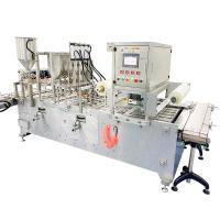 China Automatic Tray Filling and Sealing Machine 380V 5.2kW Pneumatic System for Food Packaging for sale