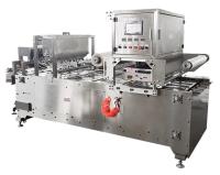 China Stainless Steel MAP Tray Sealer Machine 380V 25-50 Trays Per Minute for Food Packaging for sale