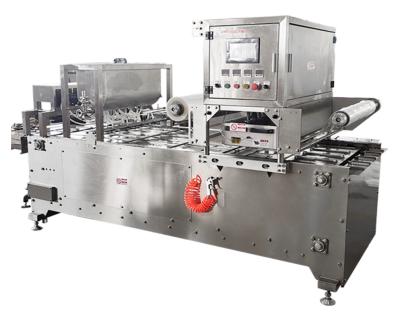 China Stainless Steel MAP Tray Sealer Machine 380V 25-50 Trays Per Minute for Food Packaging for sale