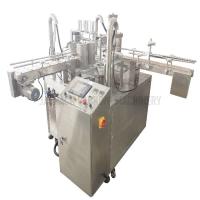 China Yogurt Cup Filling Sealing Machine 3000-4000pcs/h Stainless Steel PLC Control for sale