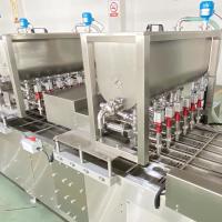 China 380V 50Hz Automatic Tray Filling Machine 15-150ml Volume Filling Equipment 304 Stainless Steel for sale