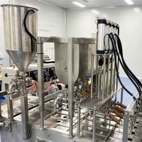 China PLC Controlled MAP Tray Sealer Machine 25-45 Trays Per Minute Stainless Steel for sale