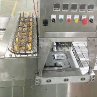 China PLC Control Automatic Tray Sealing Machine 10-20 Trays/min Stainless Steel Packing for sale