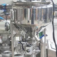 China PLC Rotary Cup Filling Sealing Machine 8 Cups/Min 50-500ml CE for sale