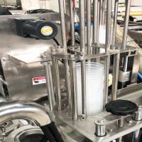 China Auto Rotary Cup Filling Sealing Machine Spoon Honey Cup Filling Plastic Packing for sale