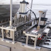 China PLC Controlled Automatic Cup Sealing Machine 25-30 Cups/Min 0-400℃ Stainless Steel for sale