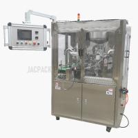 China Rotary Cup Filling Sealing Machine 24 Cups/Min 50-500ml Stainless Steel 304 for sale