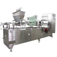 China Yogurt Cup Filling Sealing Machine 50-500ml 50-95mm Cup ACFS-6A for sale