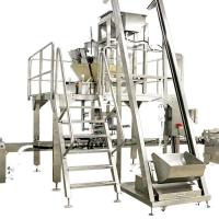 China Automatic Vacuum Tray Sealer Machine 30-60 Trays Per Minute 380V Food Tray Packing Machine for sale