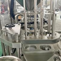 China PLC Controlled HMI Vacuum Yogurt Cup Filling Sealing Machine Temperature Control Full Automatic High Speed for sale