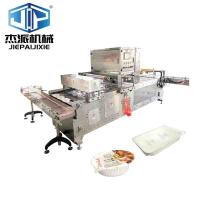 China 380V Reliable Automatic Tray Sealing Machine With PLC Control Panel for sale