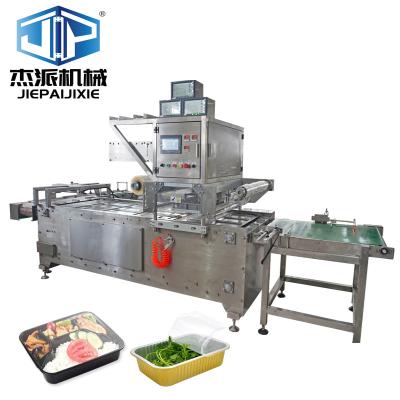 China Automatic Tray Sealing Machine 380V PLC Film Sealing ≤260x160mm Stainless Steel for sale