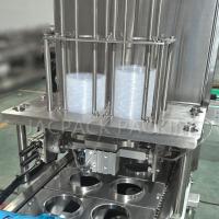 China Automatic Cup Sealing Machine 1800 Trays per Hour 380V 50Hz Stainless Steel for Food Beverage Industry for sale
