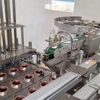 China Automatic Granule Cup Filling And Sealing Machine For Oat Nut Cup Cover for sale