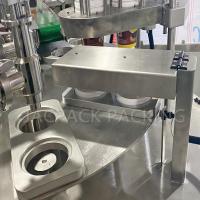 China Rotary Cup Filling Sealing Machine 2000 Cups/Hour for Ice Cream Yogurt Water Cup for sale