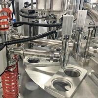 China Rotary Cup Filling Sealing Machine 2000 Cups/Hour for Ice Cream Yogurt Water Cup for sale
