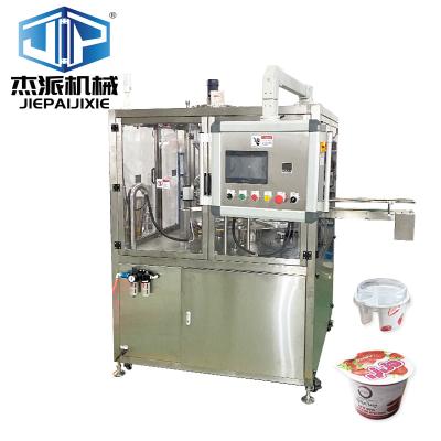 China Rotary Cup Filling Sealing Machine 2000 Cups/Hour for Ice Cream Yogurt Water Cup for sale
