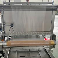China Automatic Tray Skin Packing Sealing Machine for Customizable Tray/Bowl/Container Packaging for sale