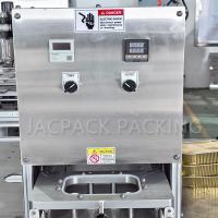 China Semi Auto Desktop Aluminum Foil Tray Sealing Machine 300-400 Trays Per Hour 220V for sale